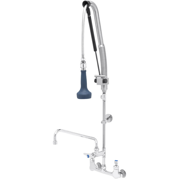 T&S B-0133-12CRB8TP EasyInstall Pre-Rinse Unit with 1.07 GPM Sprayer ...