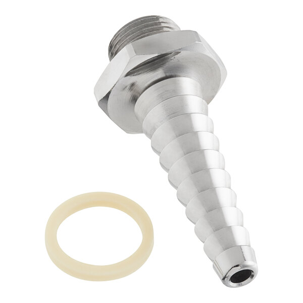 T&S B-0198-FD15 Serrated Tip Outlet with 3/8" NPT Male Thread and 1.5 ...