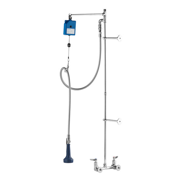 T&S B-0129-VB-08 Wall Mount Pre-Rinse Unit with Balancer, 68" Hose, 1. ...