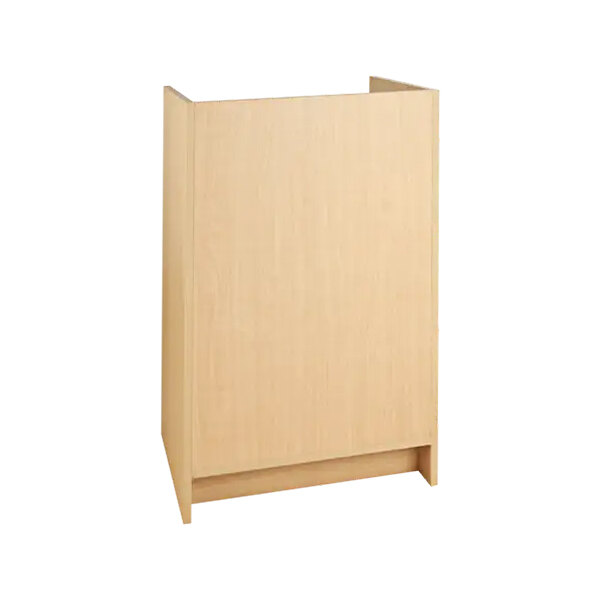 Econoco 24" x 20" x 38" Maple Register Stand