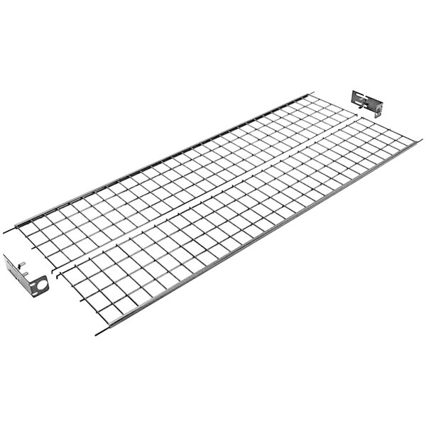 Econoco 60" x 24" Black Wire Shelf Base Accessory for Garment Z-Rack