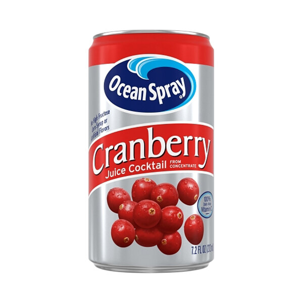 Ocean Spray Cranberry Juice Cocktail 7.2 fl. oz. - 24/Case