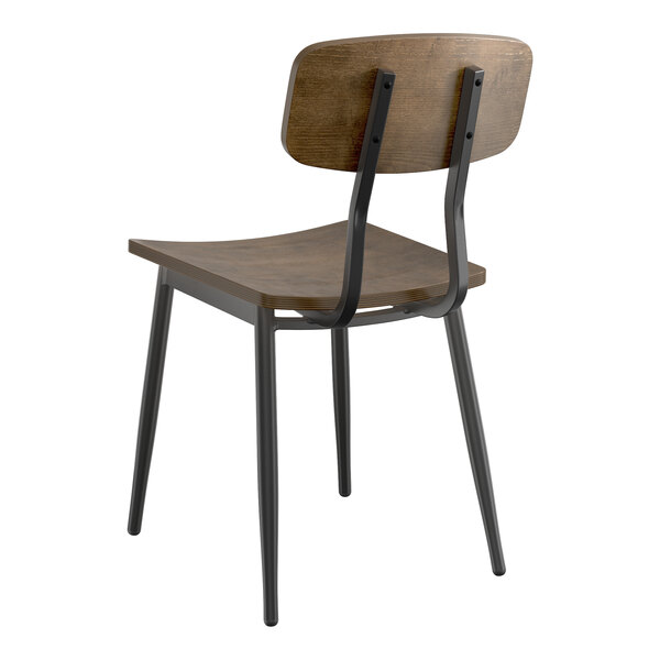 Lancaster Table & Seating Mid-Century 36" Square Espresso Finish ...