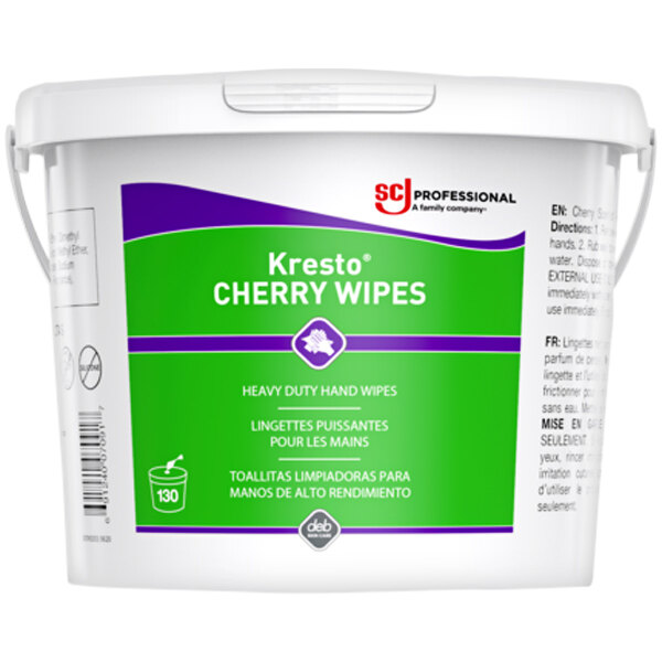 SC Johnson Professional Kresto KCW130W 130-Count Cherry Heavy-Duty Hand ...