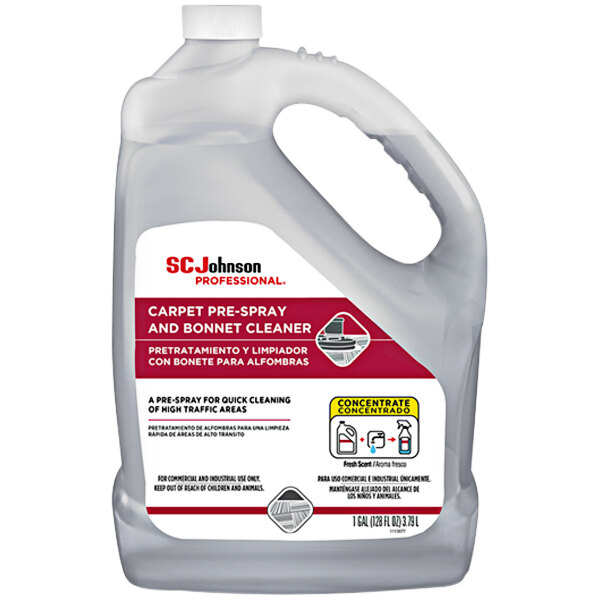 SC Johnson Professional® 680082 1 Gallon Carpet Pre-Spray and Bonnet ...