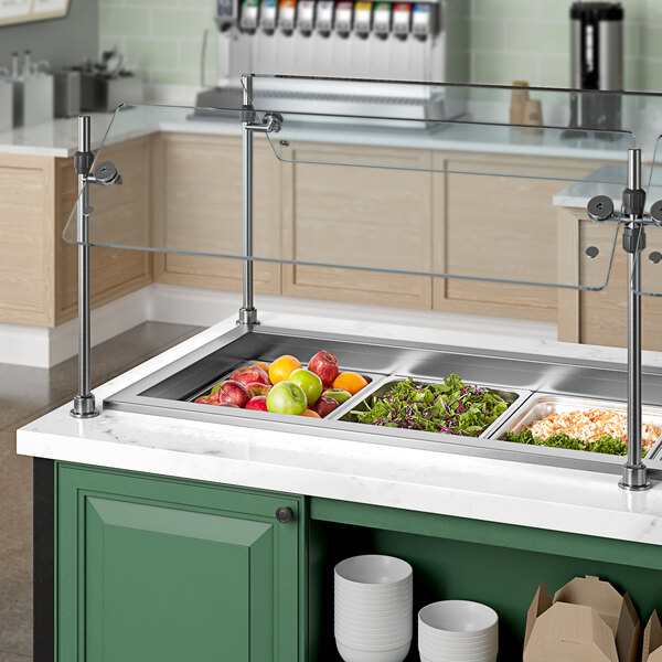 ServIt SDC-6A Six Pan Drop-In Refrigerated Cold Food Well - 120V