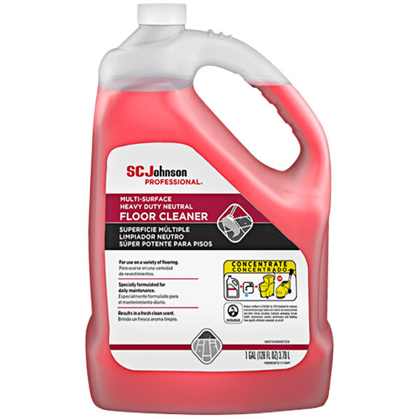 SC Johnson Professional 680079 1 Gallon Heavy-Duty Neutral Floor Cleaner