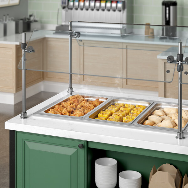 ServIt SDW-6H Six Pan Full Size Insulated Drop-In Hot Food Well - 208/240V