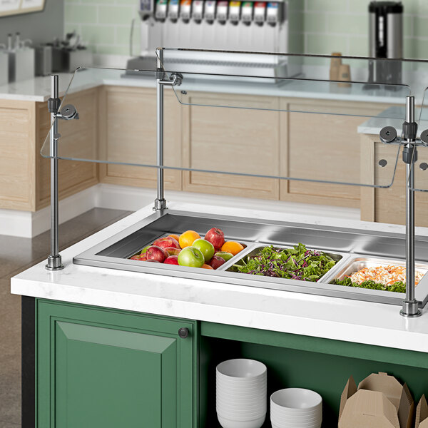 ServIt SDC-3A Three Pan Drop-In Refrigerated Cold Food Well - 120V