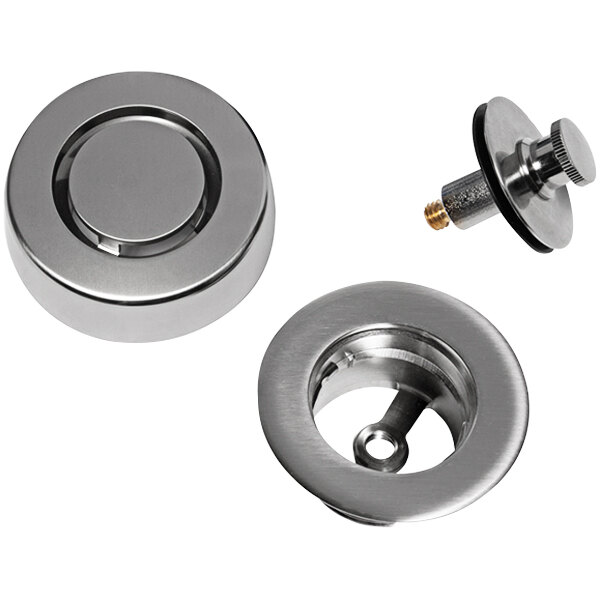 Dearborn by Oatey Dblue K99BNPS Trim Kit with Brushed Nickel Push n ...