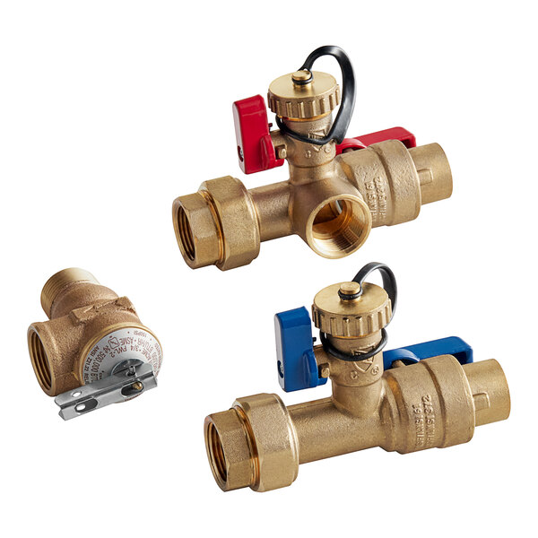 Easyflex EFLF-ISV-SW-HCTP Brass Tankless Water Heater Isolation Valve ...