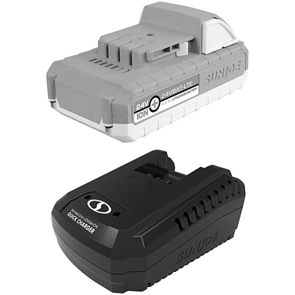 Snow Joe / Sun Joe 24V-2AMP-SK1R iON+ Starter Kit with 2.0 Ah Battery ...