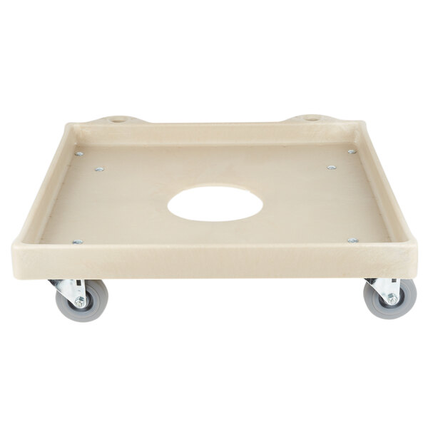 Vollrath 52290 Signature Tan Plastic Rack Dolly Base (No Handle) - 20 ...