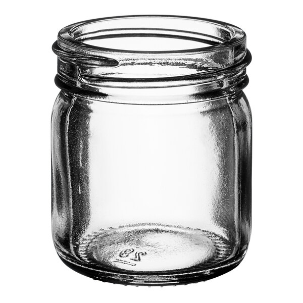 1.5 oz. Round Glass Sample Jar - 160/Case