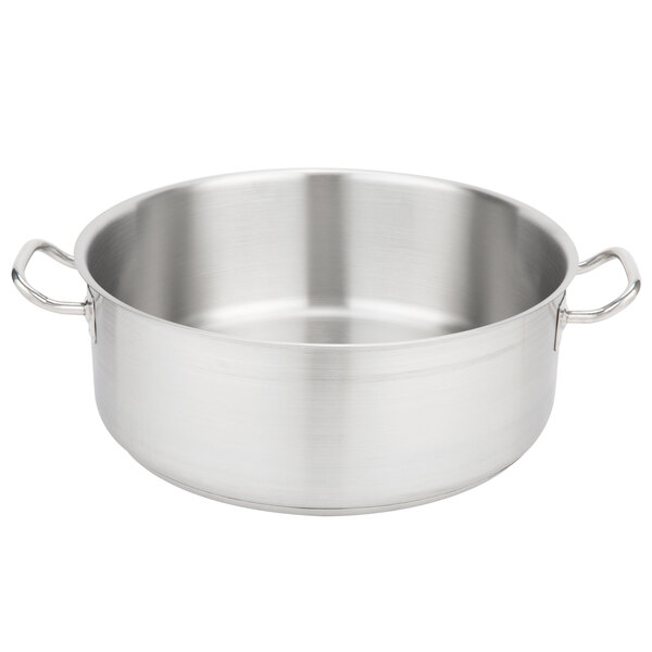 Vollrath Stainless Steel Brazier/Braising Pan - 19 Qt.