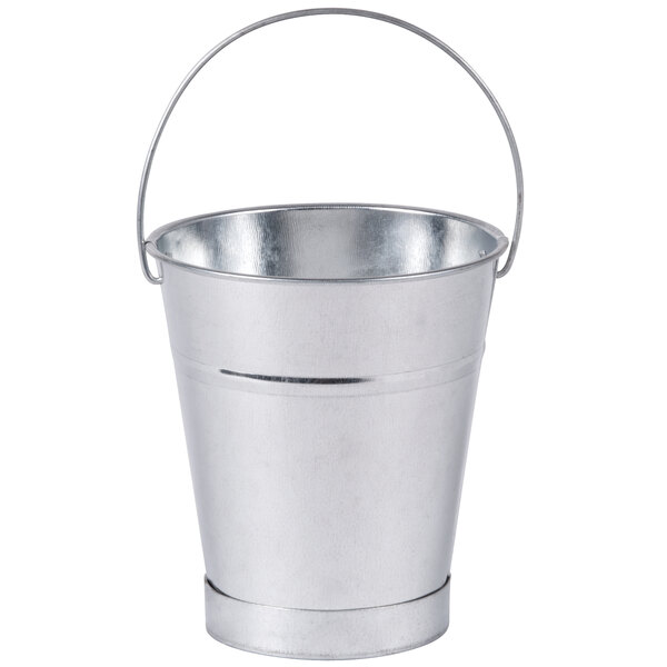 American Metalcraft GP4 Mini Galvanized Pail - 4 3/8"