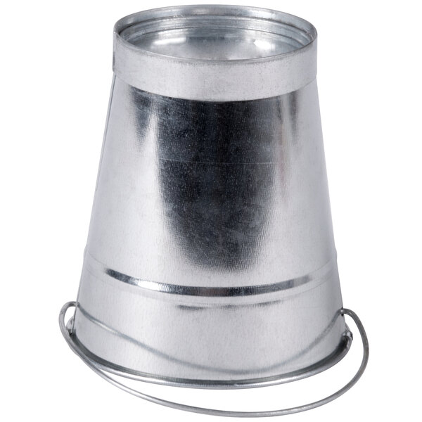 American Metalcraft GP4 Mini Galvanized Pail - 4 3/8"