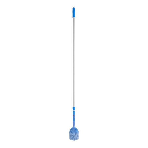 Lavex 6 11/16" Cobweb / Corner Duster Brush with 8' Telescopic Pole