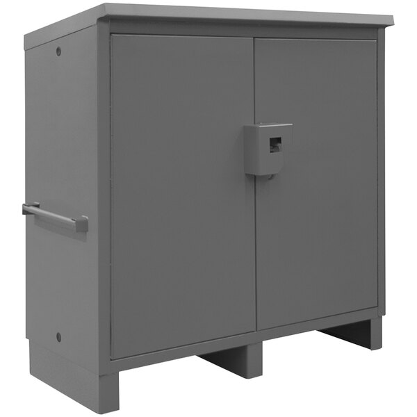 Durham Mfg 64 1/8" x 28 1/16" x 62 7/8" 3-Shelf Lockable Job Site ...