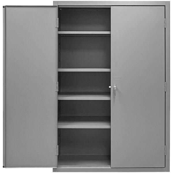 Durham Mfg 16 Gauge 48" x 24" x 84" 4-Shelf Steel Storage Cabinet 2504 ...