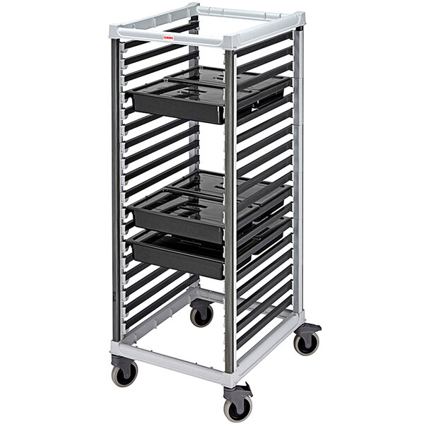 Cambro UGNPR21F36480 Camshelving® GN 2/1 Full Size 36 Pan Trolley Rack ...