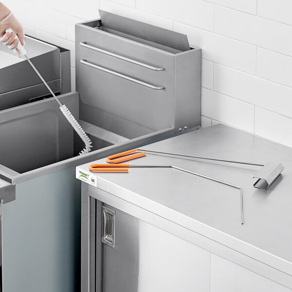 Fryclone 3-Piece Commercial Deep Fryer Cleaning Kit with Clean Out Rod ...