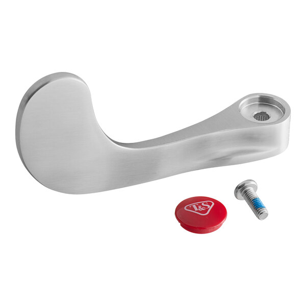 Eversteel by T&S S-WH4H-NS 4" Stainless Steel Wrist Action Handle with ...