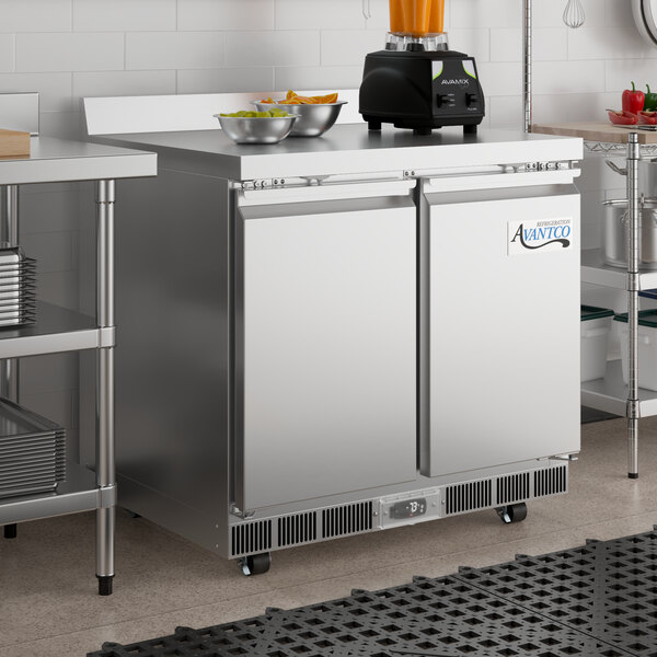 Avantco ZWT-36F-WMS 36" VersaHub WiFi-Enabled Front Breathing Worktop ...