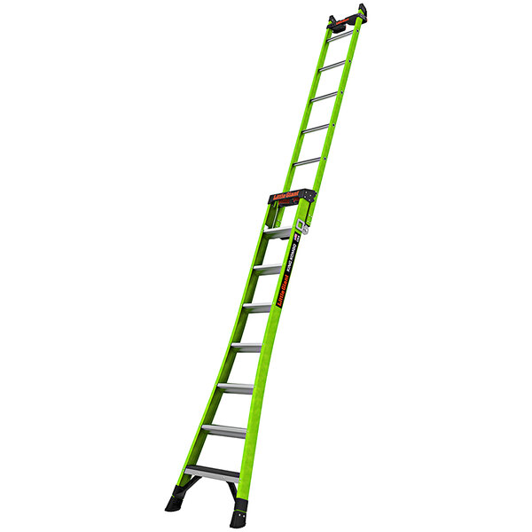 Little Giant King Kombo Industrial 8' Type 1AA Green Fiberglass 3-in-1 ...