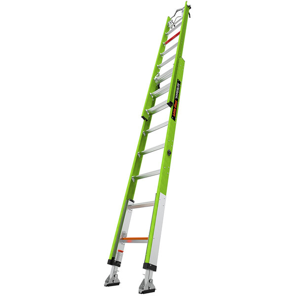Little Giant HyperLite 16' Type 1AA Green Fiberglass Extension Ladder ...