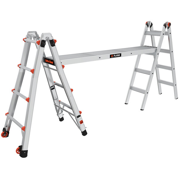 Little Giant 15036 6' Two-Person Aluminum Plank for Ladders - 500 lb ...