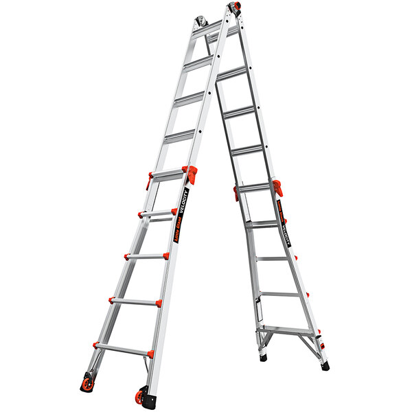 Little Giant Velocity 11' - 19' Type 1A Aluminum Articulated Extendable ...