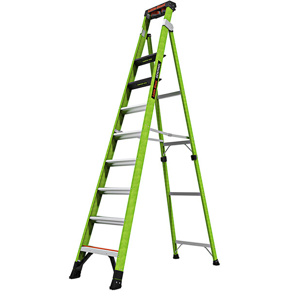 Little Giant Sentinel 10' Type 1AA Green Fiberglass Step Ladder ...