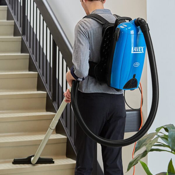 Lavex 8 Qt. Backpack Vacuum with HEPA Filtration and 8-Piece Tool Kit ...