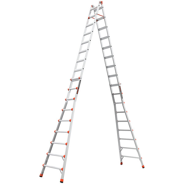 Little Giant Skyscraper 9' - 17' Type 1A Aluminum Adjustable Step ...