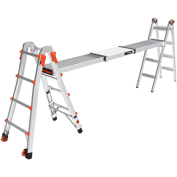 Little Giant Telescoping Two-Person Aluminum Plank for Ladders - 500 lb ...