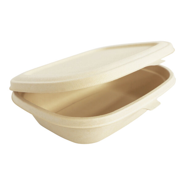 World Centric No PFAS Added Compostable Fiber Clamshell Container 32 oz ...