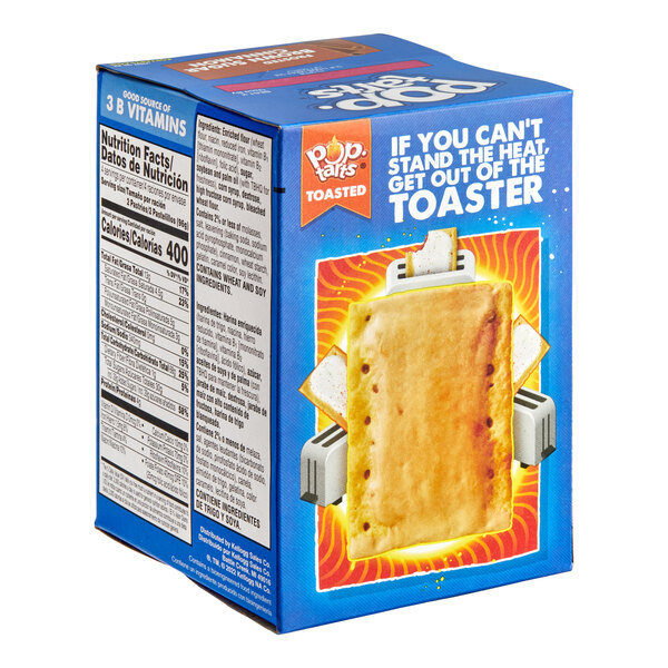 Pop-Tarts Frosted Brown Sugar Cinnamon Toaster Pastry 2-Pack - 48/Case