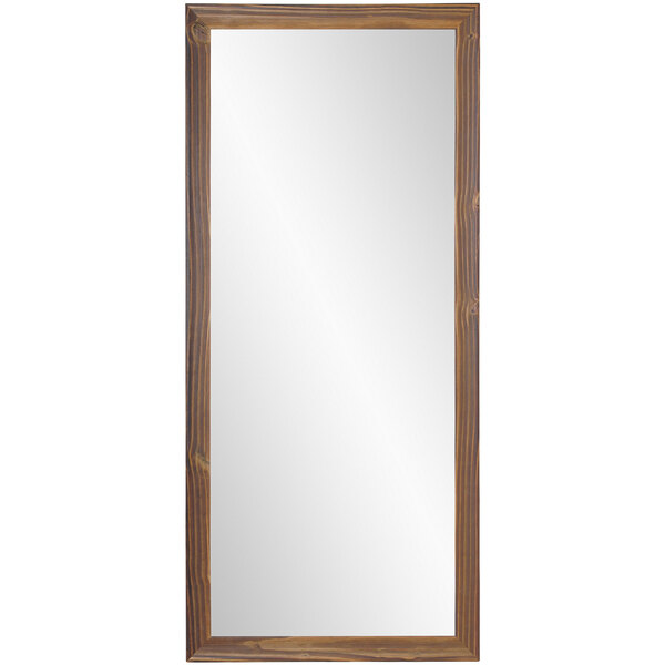 BrandtWorks 32" x 71" Natural Wood Tone Mirror