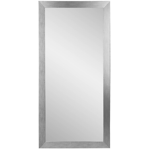 BrandtWorks 32" x 71" Silver Grain Finish Mirror