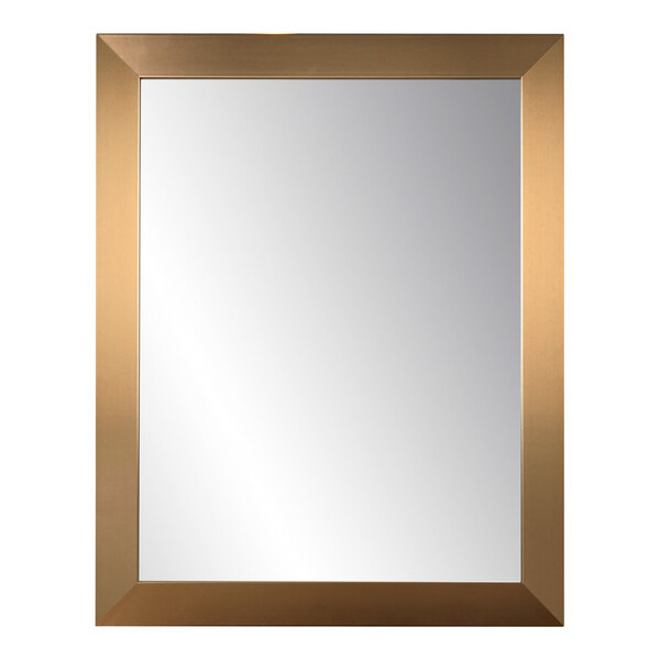 BrandtWorks 40" x 46" Champagne Finish Mirror