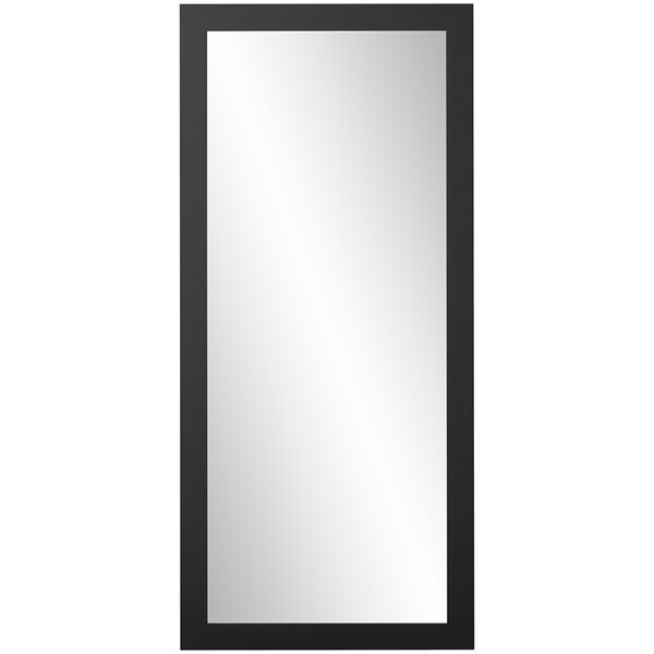 BrandtWorks 32" x 71" Matte Black Finish Mirror