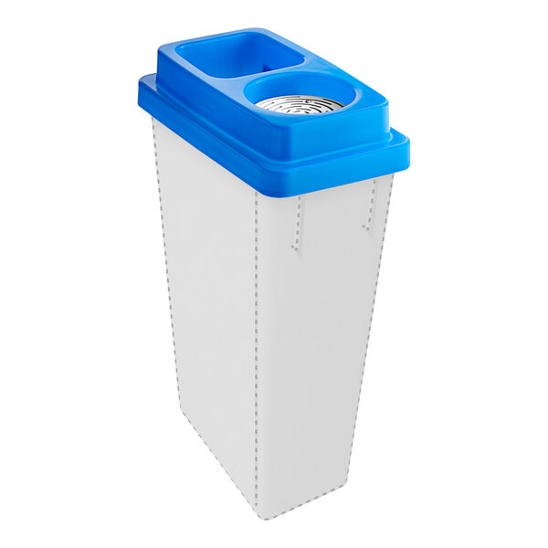 PourAway Blue Lid and 2 Gallon Liquid Waste Disposal Tank for 23 Gallon ...