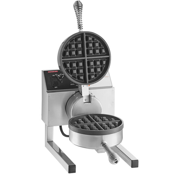 Nemco 7020A-1S SilverStone Non-Stick Belgian Waffle Maker with Fixed ...
