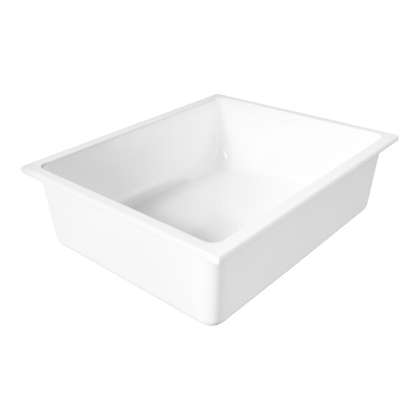 Elite Global Solutions Modern American 1/2 Size White Melamine Food Pan ...