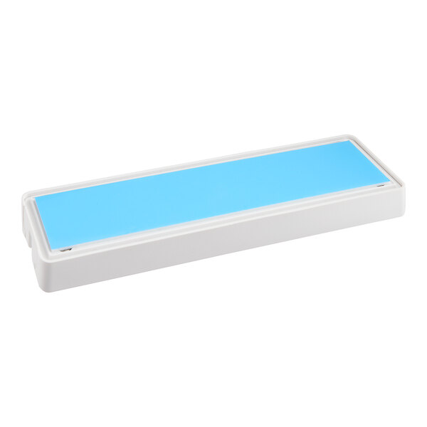 DoveLok White Single Bottle Bracket for 12 oz. Hotel and Motel Amenities