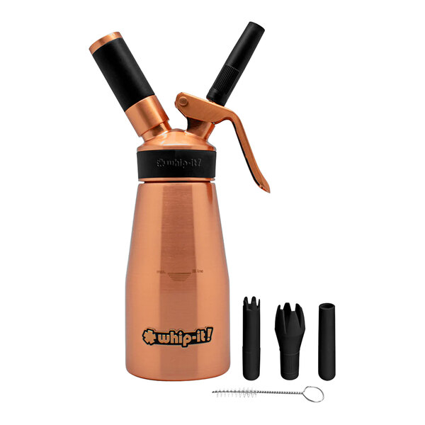 Whip-It Stellar 0.5 Liter Stainless Steel Whipper with Copper Finish DC ...