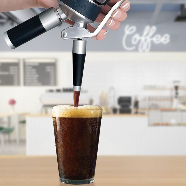 Whip-It 1 Liter Stainless Steel Nitro Brew Whipper DF-Nbrew-L01S