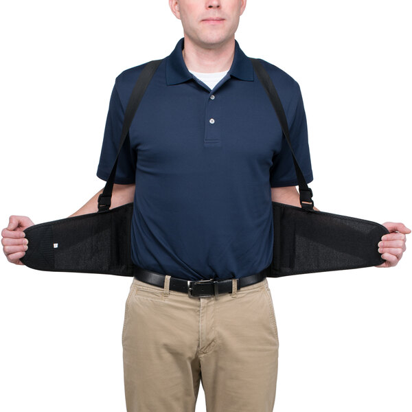Cordova Black Back Support Belt - Medium