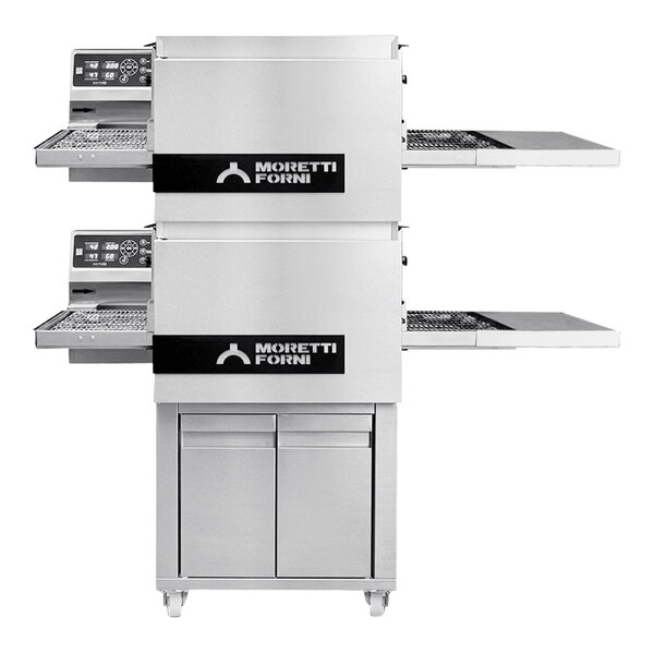 Moretti Forni T64E Electric Ventless Double Stacked Conveyor Oven with ...